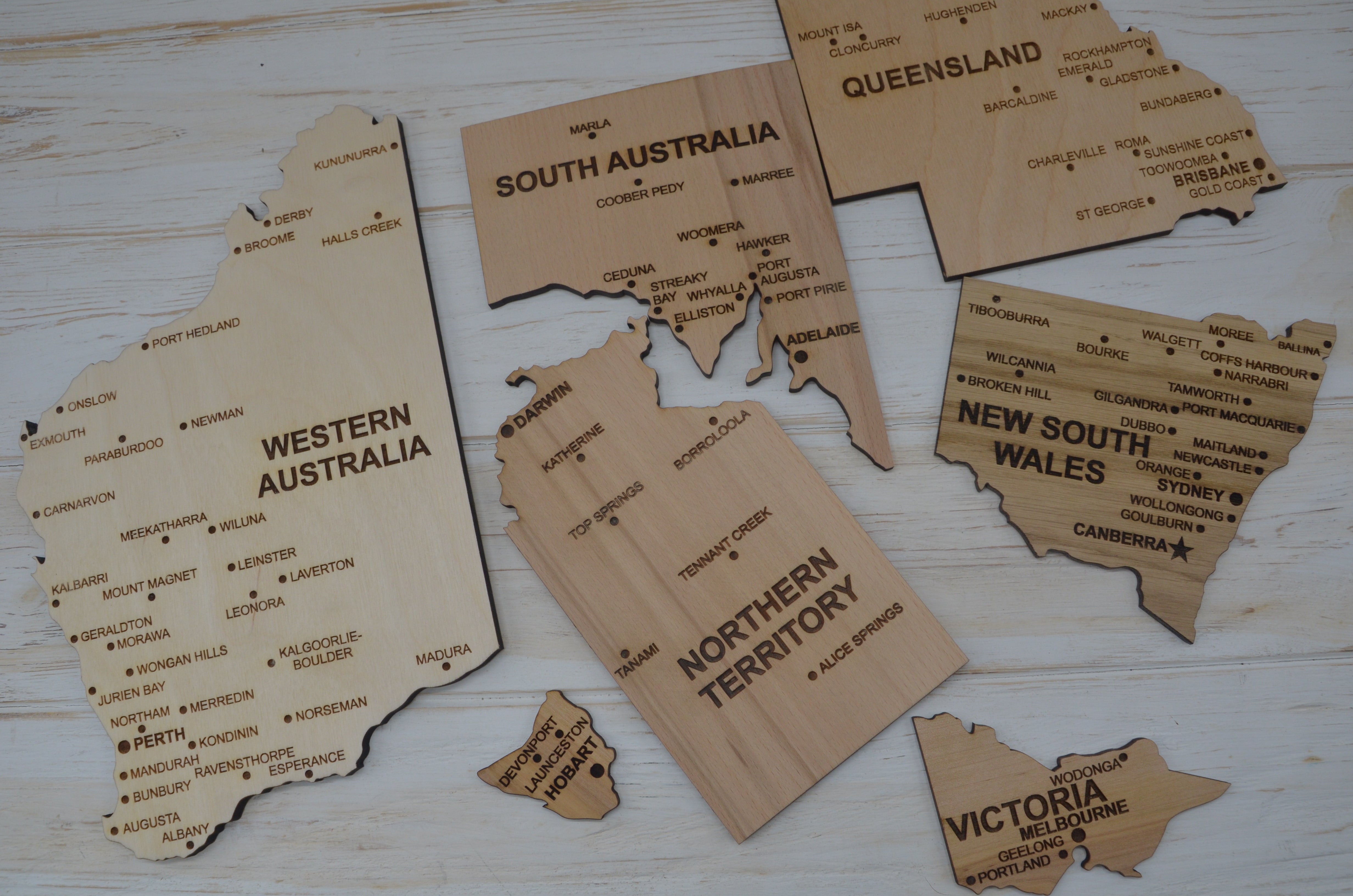 Australia Map Laser Cutting Svg File