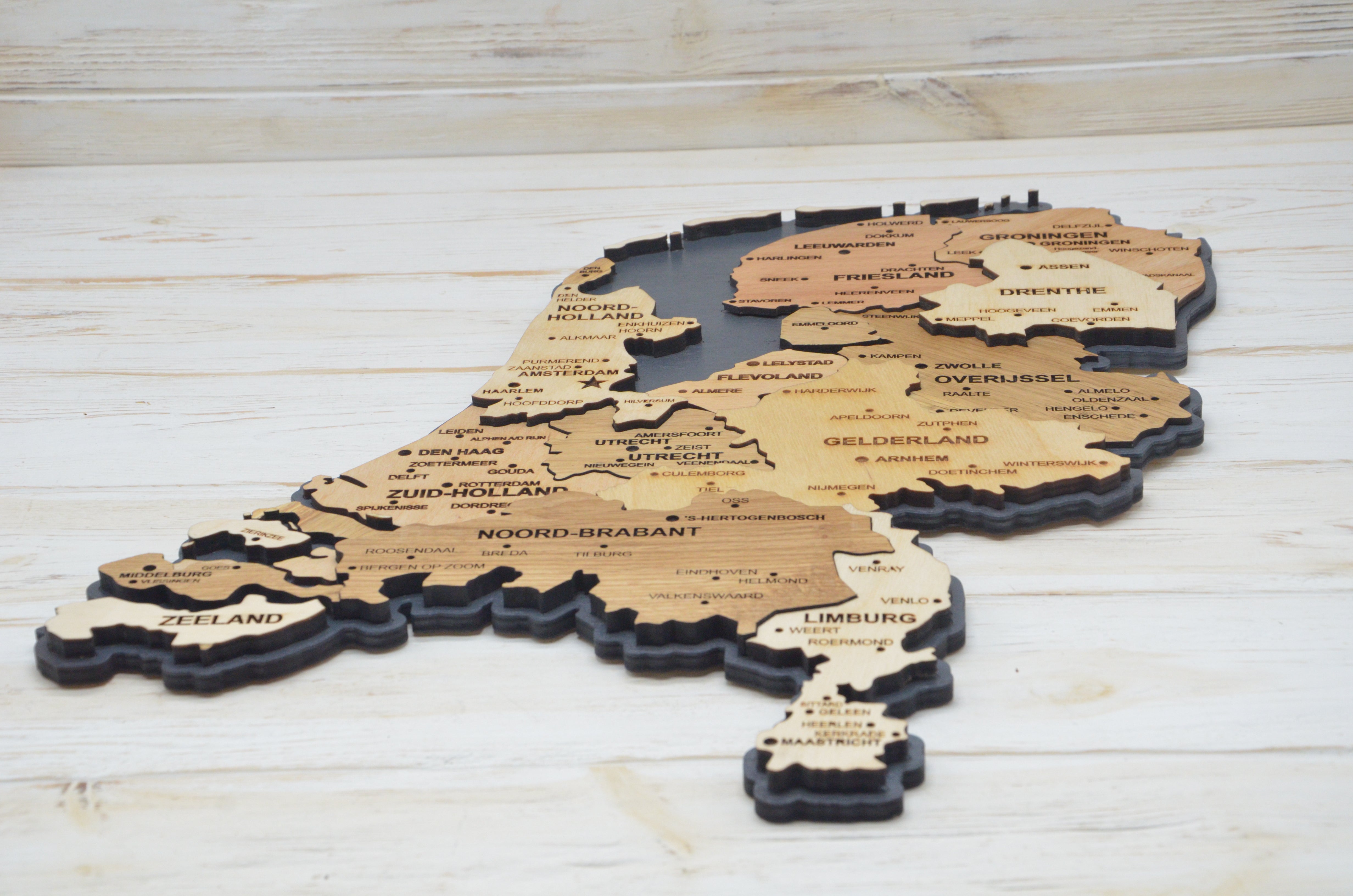 Netherlands Map File For Laser Cutting