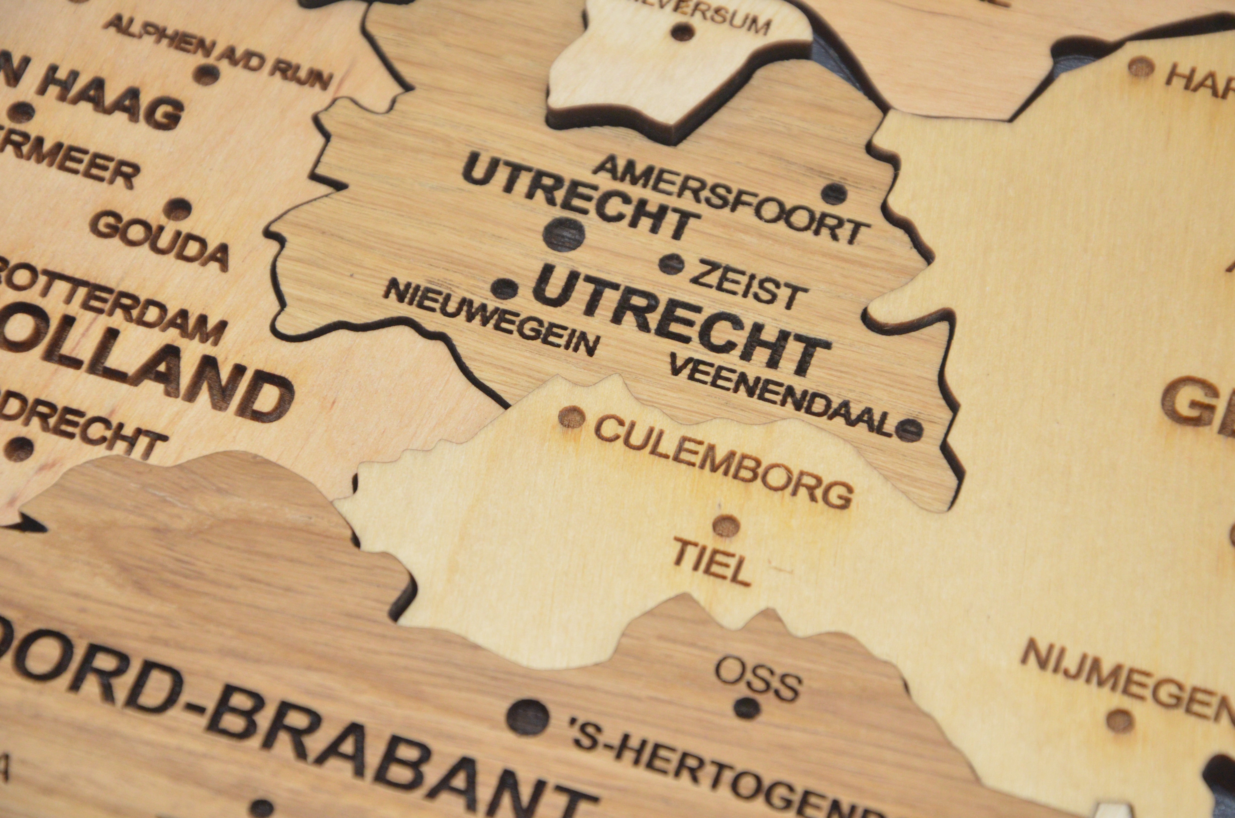 Netherlands Map File For Laser Cutting