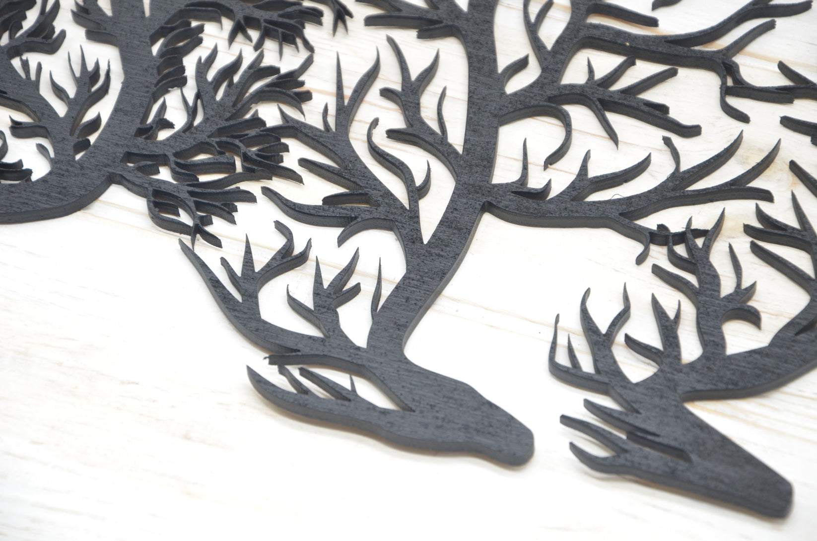 Bear Tree Wall Panel For Laser Cutting